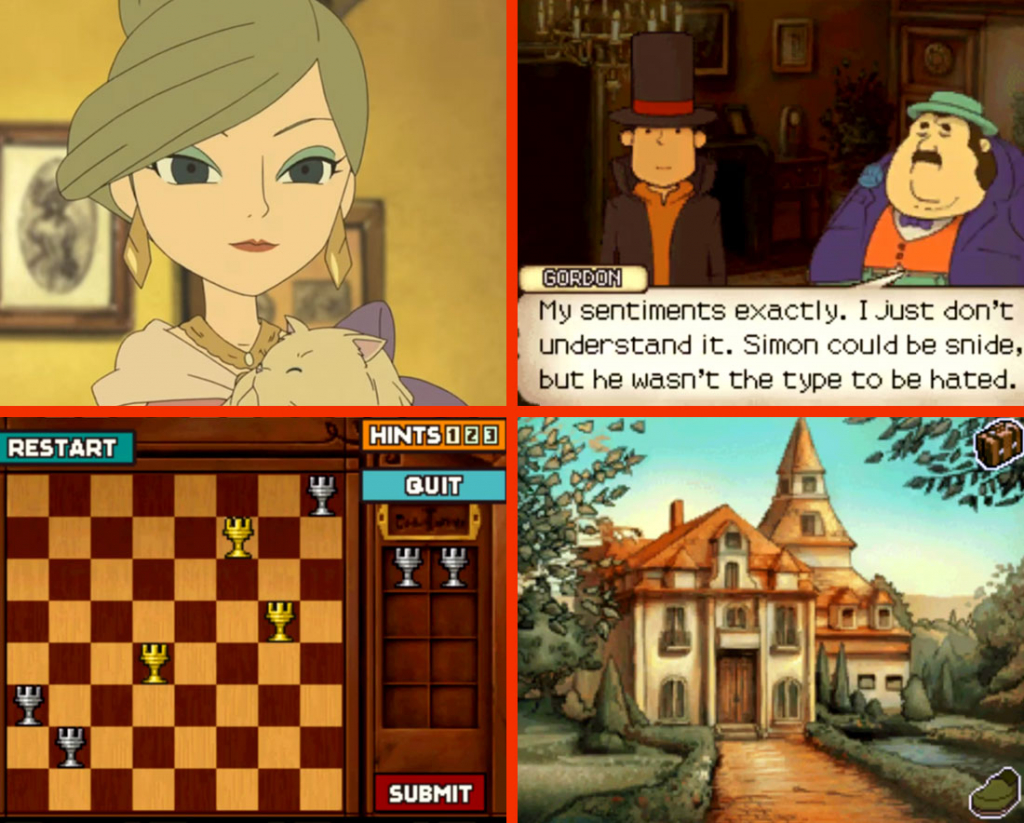 Professor Layton and the Curious Village - DS Review » CelJaded